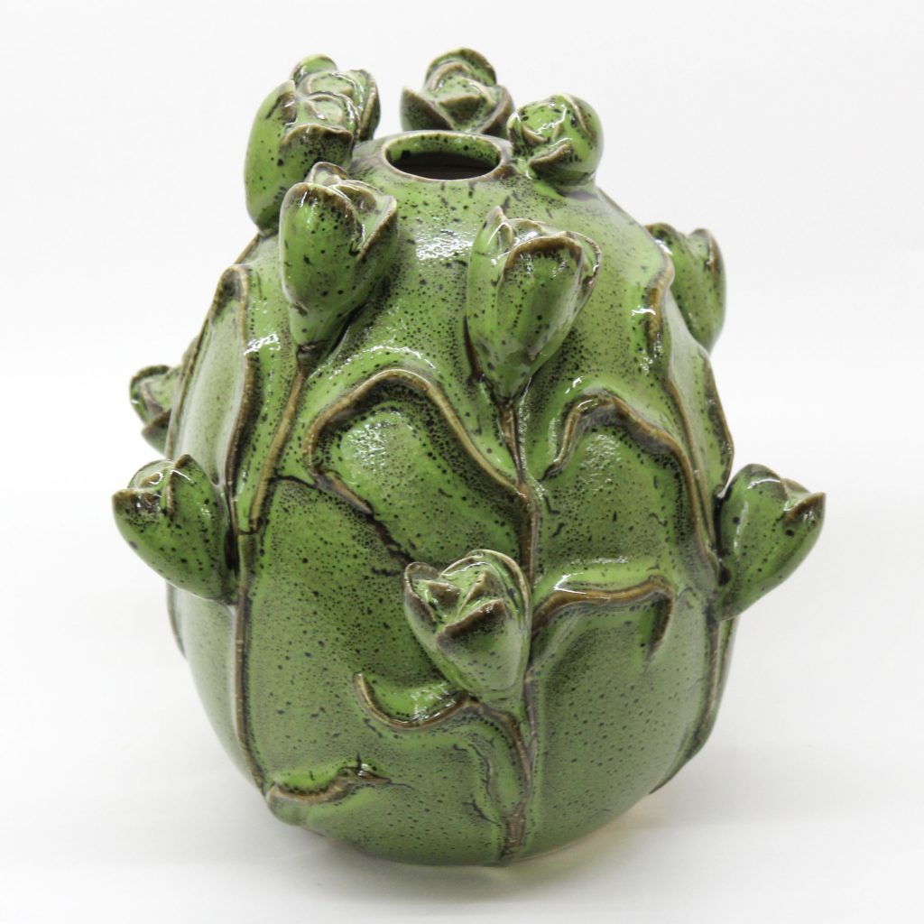 Green ceramic home decor - MagiCeramic