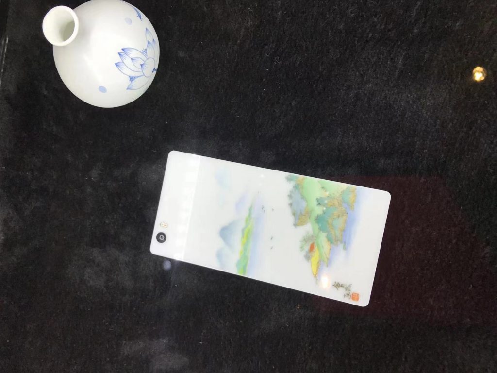 Some patterns decal on zro2 ceramic mobile phone backplane - Shenzhen ...