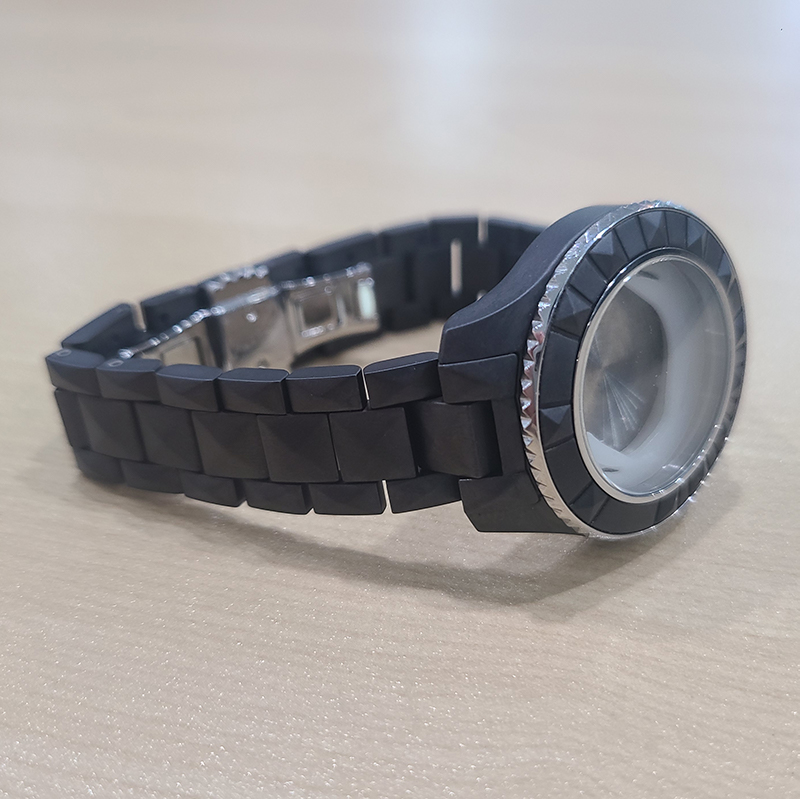 Matte black zirconia ceramic watch set - Shenzhen Dingding Ceramics ...