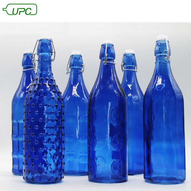 330ml 500ml 750ml 1000ml blue colored Beer Beverage wine glass bottle ...