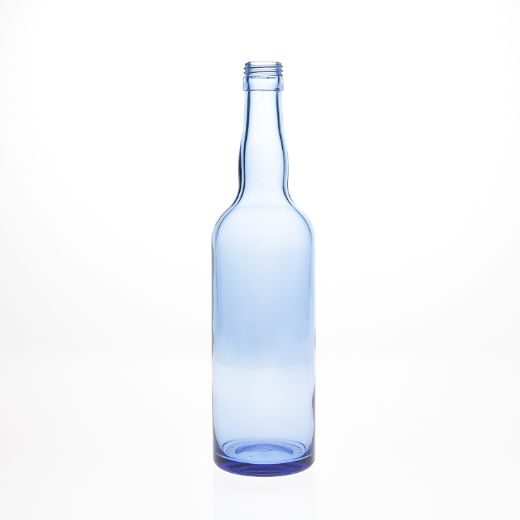 Blue beer bottle in glass 750ml 550ml 330ml light blue high quality ...