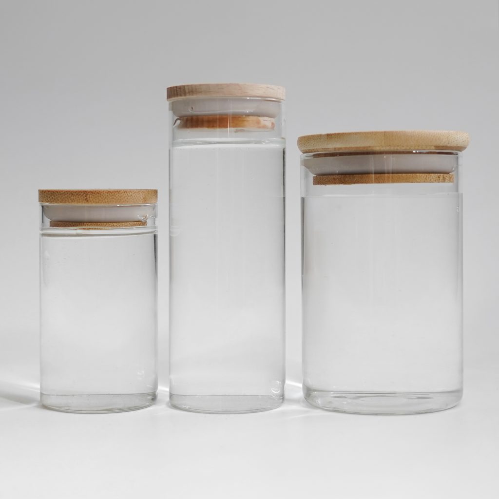 wholesales customization borosilicate airtight sealed glass jar with ...