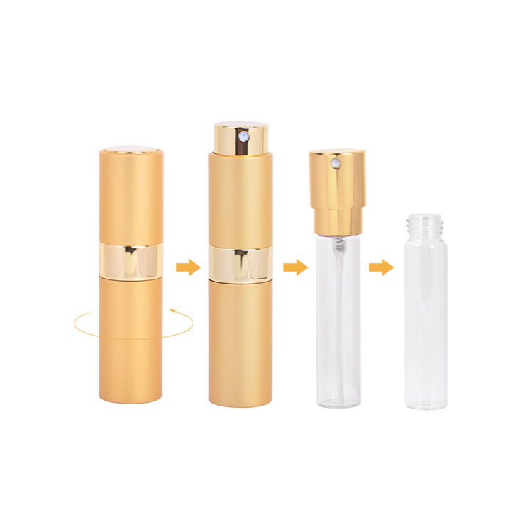 manufacturer Wholesale 8ml 15ml aluminum Portable Mini Refillable spray Perfume Bottle ...